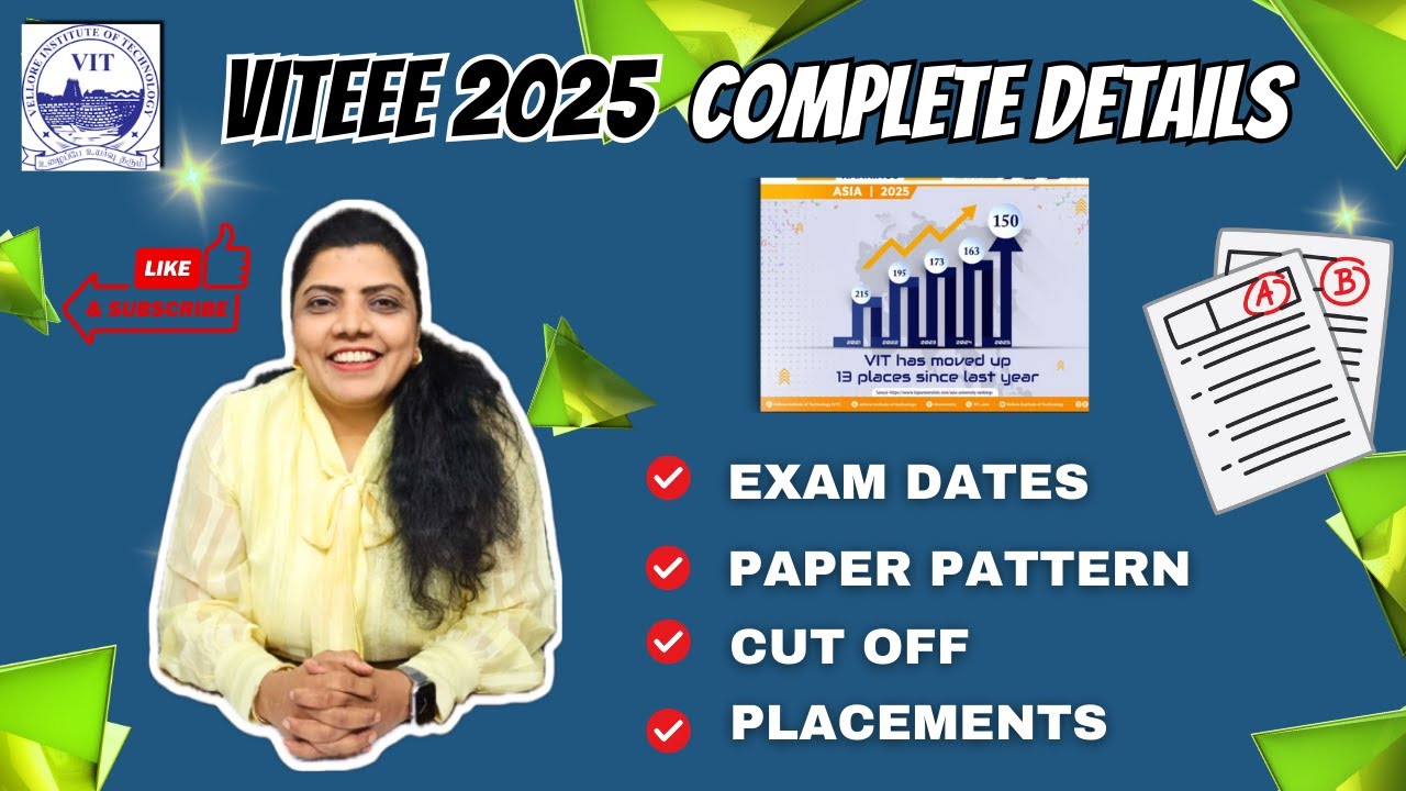 📢 VITEEE 2025 Latest Updates: Syllabus, Exam Pattern & How to Prepare ...