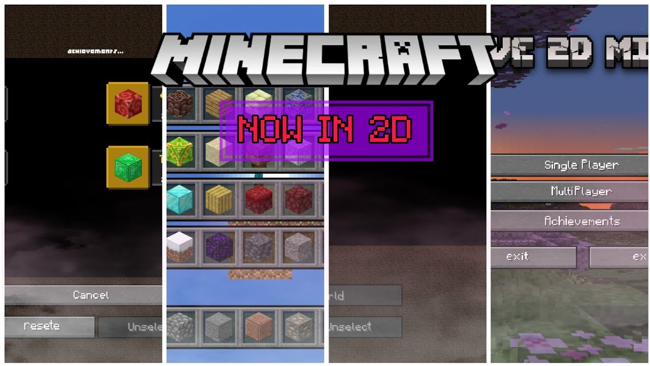 I made a 2d minecraft game but in max2d - YouTube