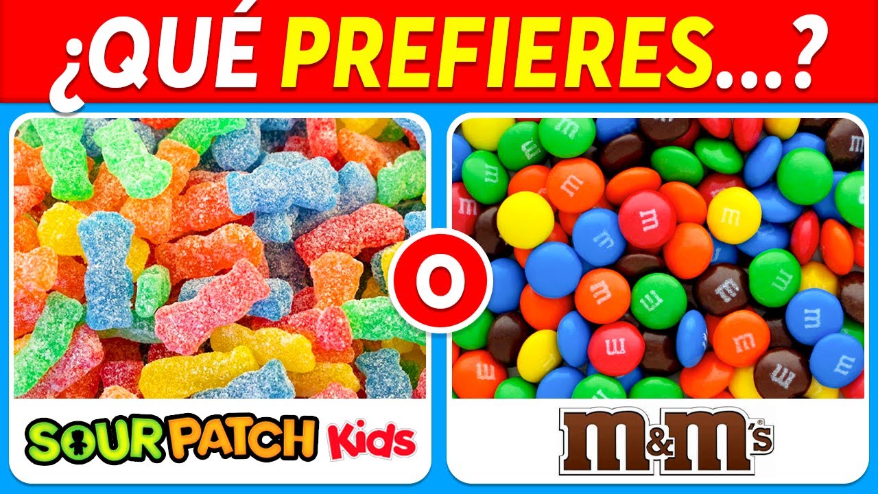 🍨 ¿Qué prefieres? Edición Dulces 🍬🍫 50 Desafíos de Comida - YouTube
