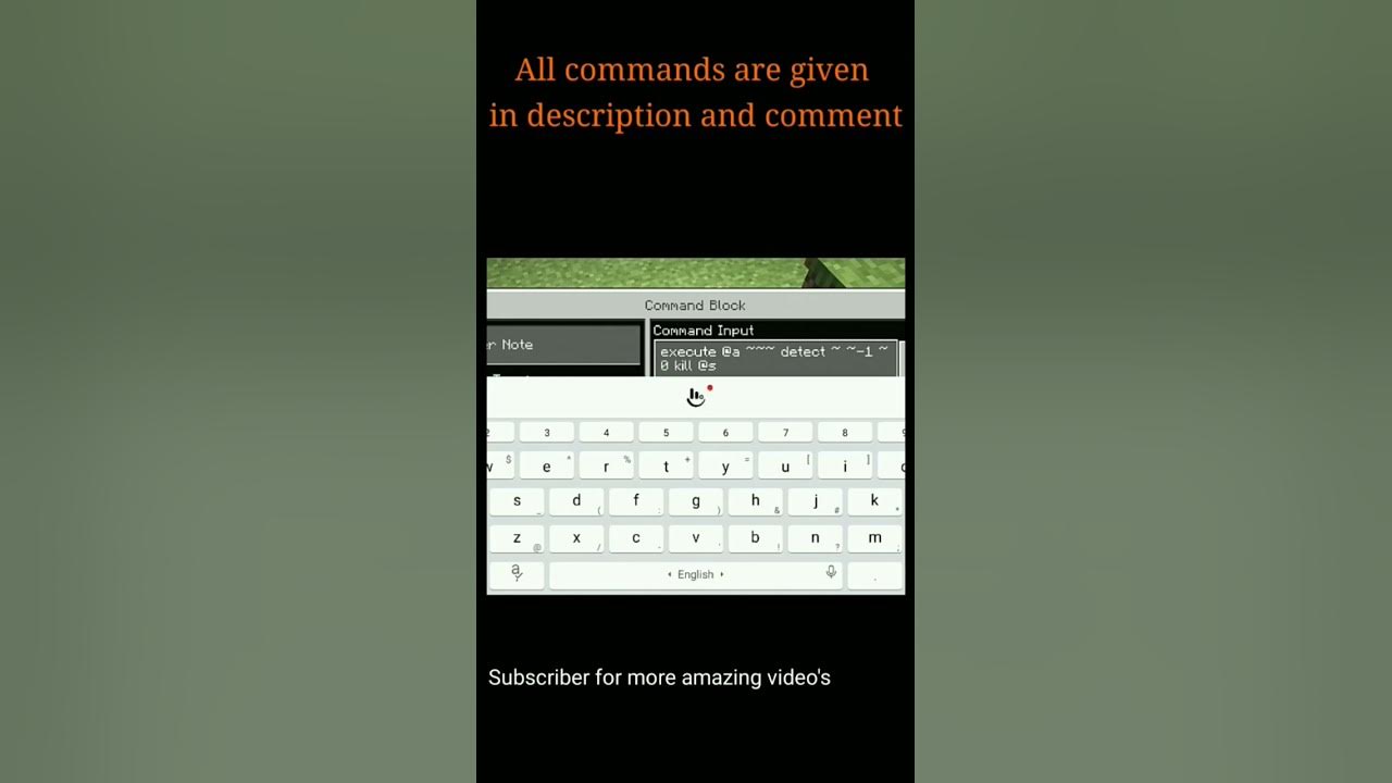 How to turn a minecraft block into a deadly block #minecraft #shorts ...