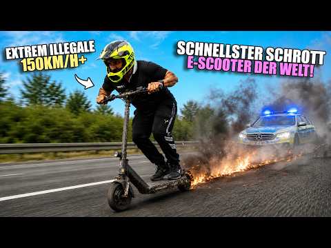 Er BAUT schnellsten SCHROTT E-Scooter der Welt! (MÜSST IHR SEHEN!)