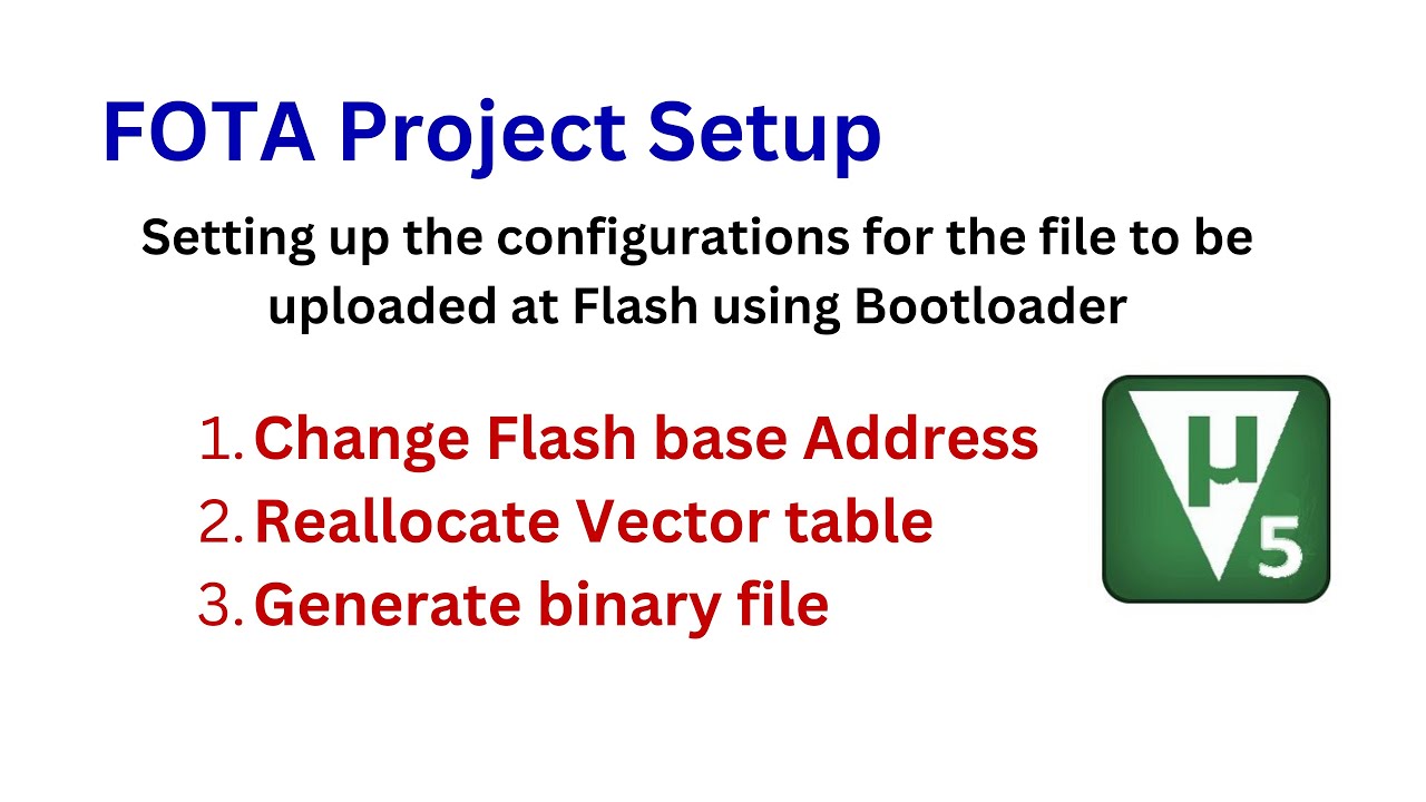 Setting up Configurations for Update File for FOTA Project. - YouTube