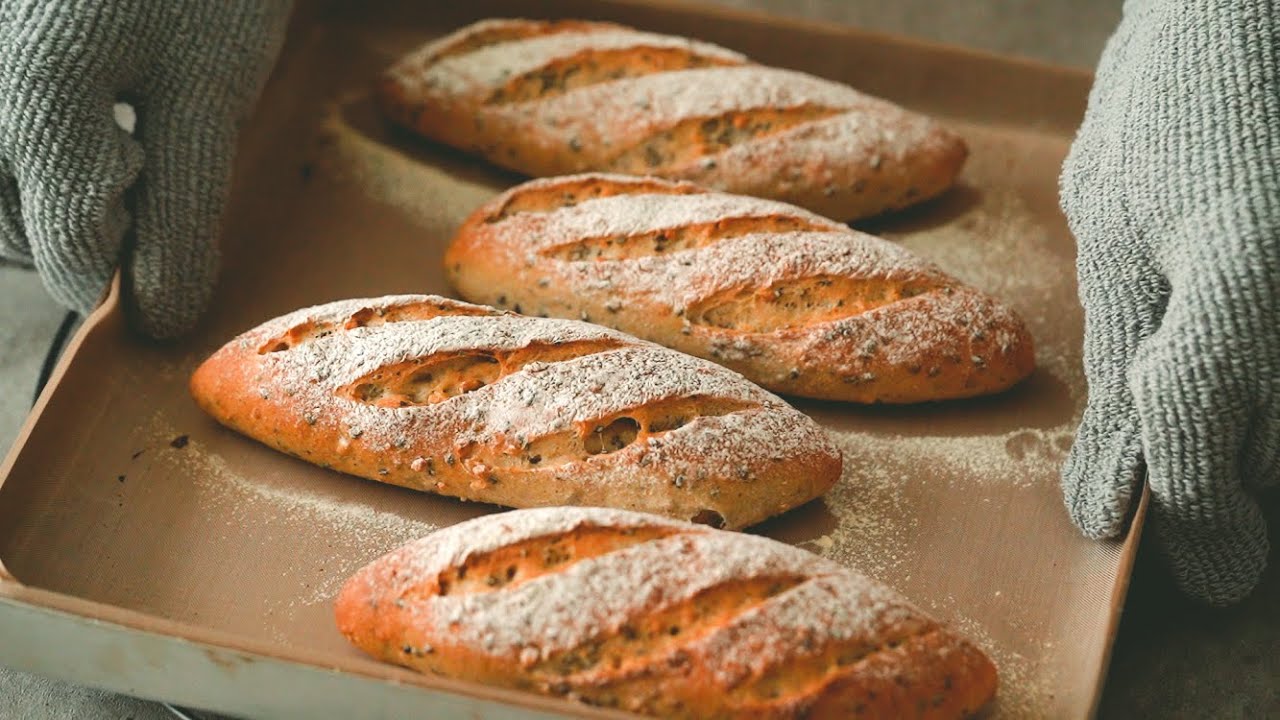 A healthy bread recipe that you make three times a week｜10 minutes to ...