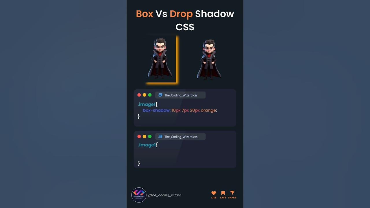 Box vs Drop Shadow - YouTube
