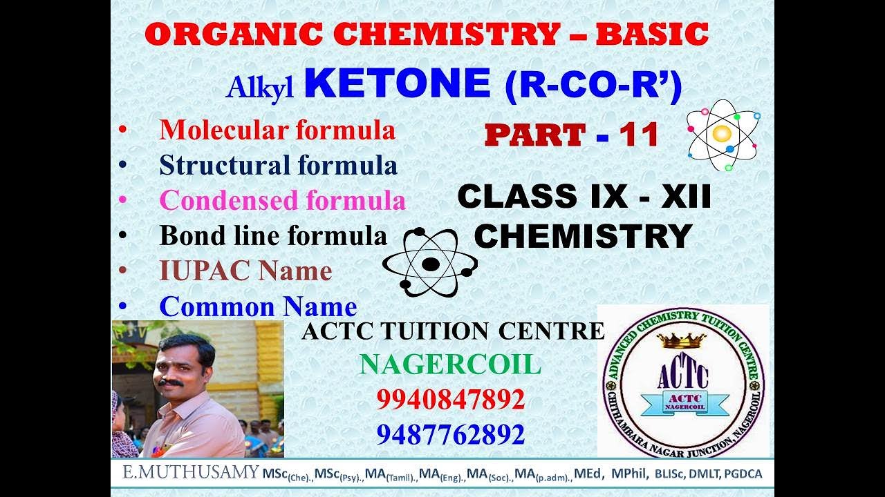 Ketone- Molecular formula, structural formula, Condensed, bond line ...