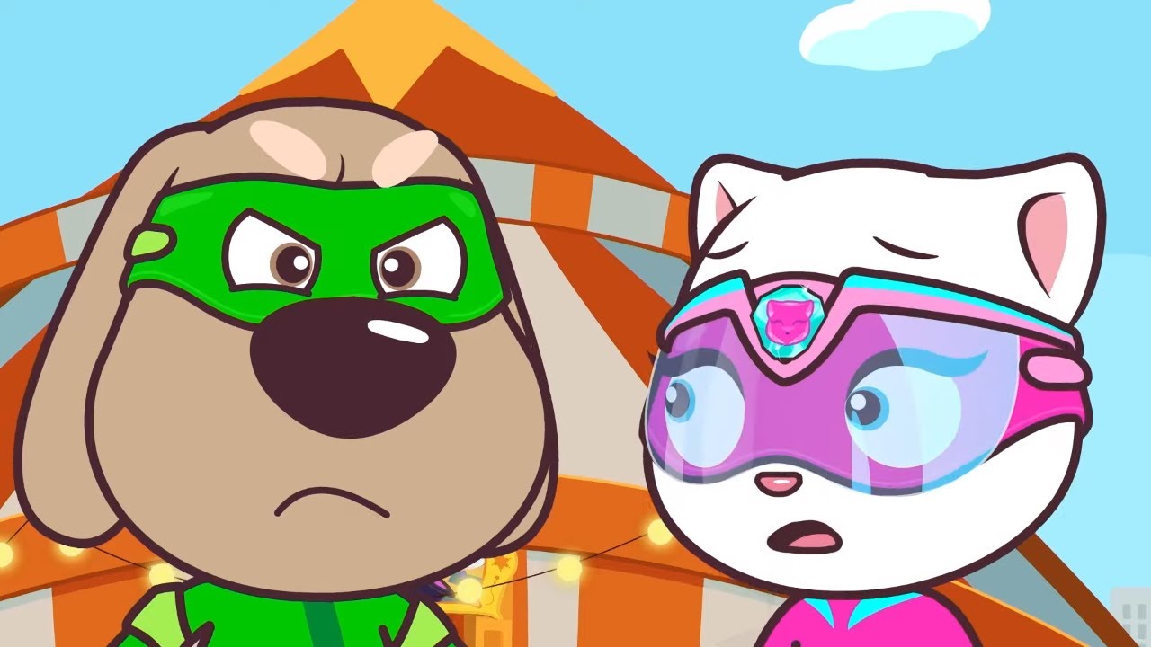 The Angry Hero | Talking Tom Heroes | Cartoons for Kids | WildBrain ...
