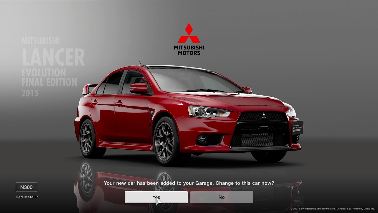 Gran Turismo™SPORT | Mitsubishi Lancer Evolution Final Edition | Test ...