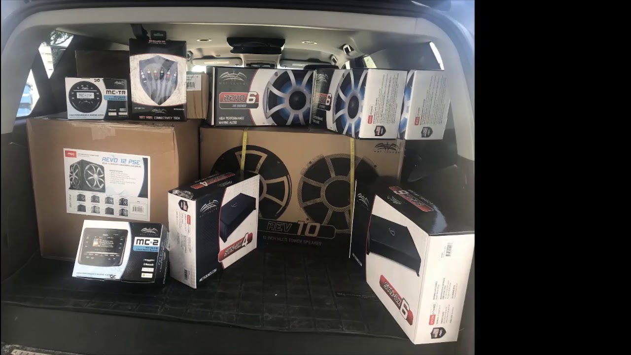 Wet Sounds MC2 and MC-TR Install on 02 Moomba - YouTube