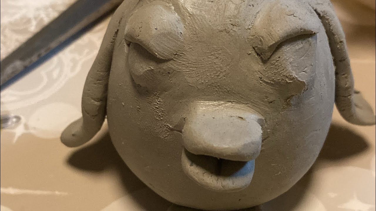 Showing of the things I made! Biscuit ware, Funny animals! And love you ...
