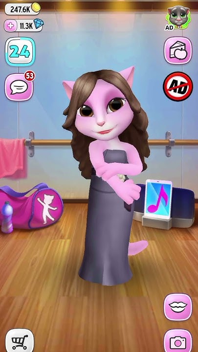 My Talking Angela Cat Gaming World Youtube