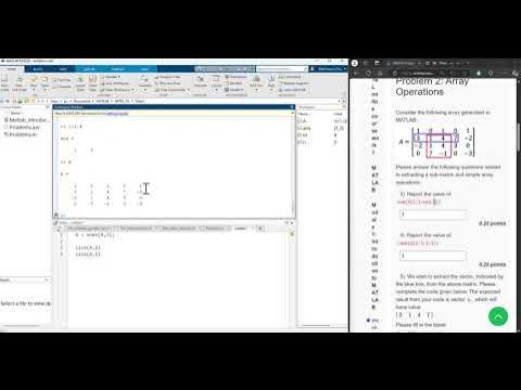 MATLAB for Numerical Computation (NPTEL): Interactive session (Week 1 ...