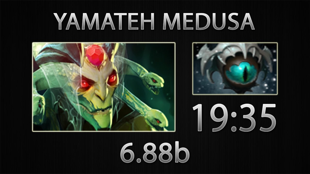 Dota 2 Medusa Fast Farm - YamateH - Eye of Skadi - 19:35 [6.88b] - YouTube