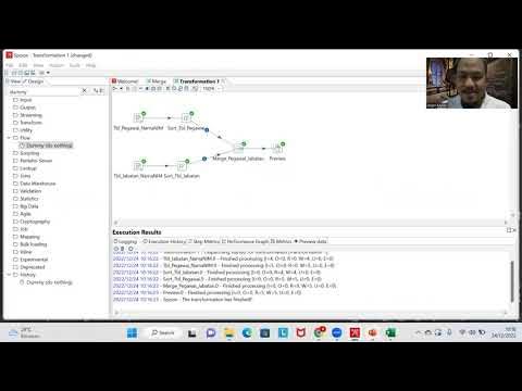 Cara Merge File Beda Format Menggunakan Pentaho Data Integration - YouTube
