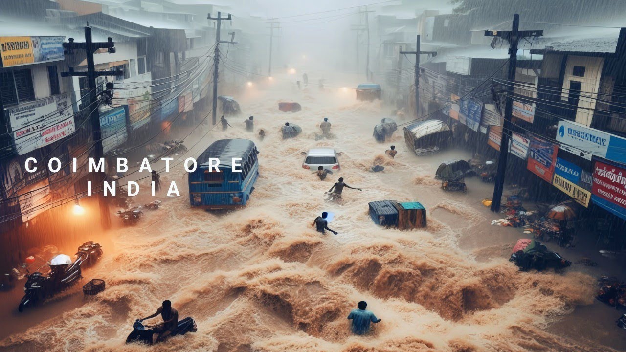 Heavy Rain Causes Severe Flooding in Coimbatore and Salem, India today ...
