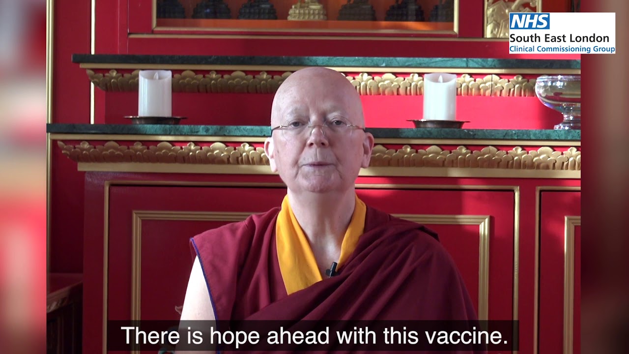 COVID-19 Vaccination - a message from Lama Zangmo, Bermondsey Tibetan ...