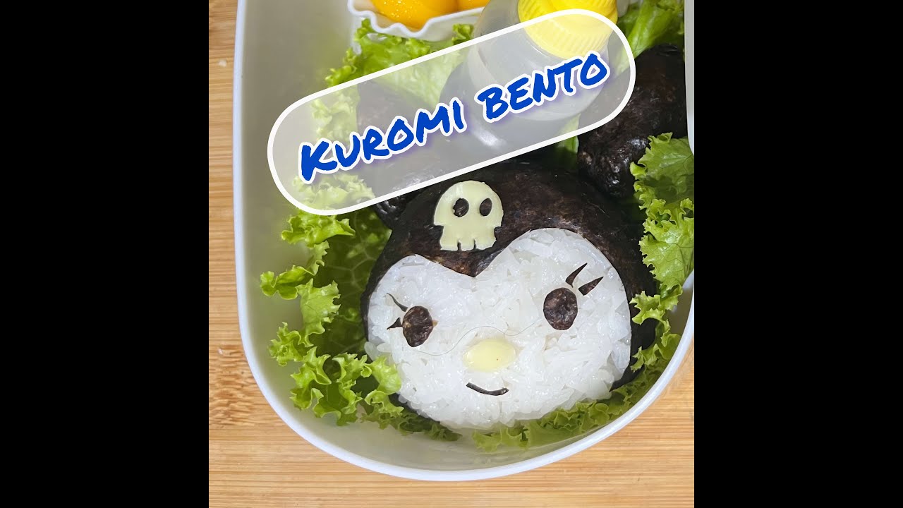 Ide bento karakter KUROMI, Ide bento karakter ke sekolah - YouTube