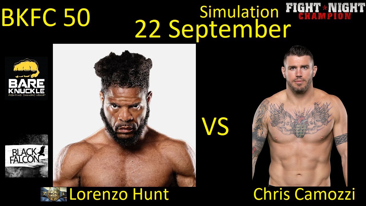 Лоренцо Хант против Криса Камоцци БОЙ В FIGHT NIGHT CHAMPION/ BKFC 50 ...