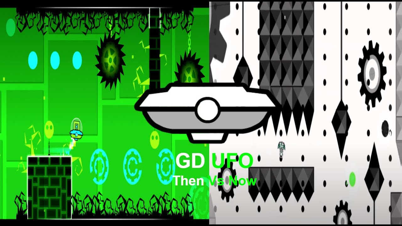 UFO Gameplay: Then Vs Now | GD - YouTube