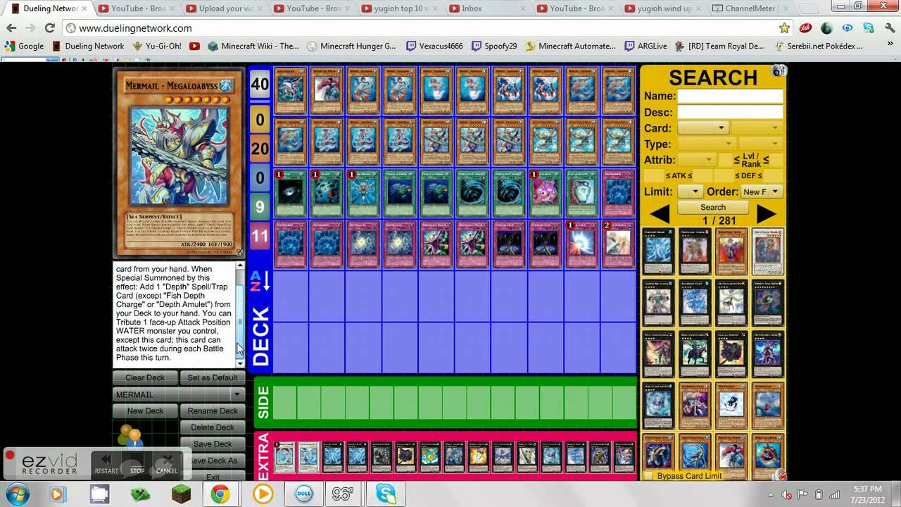 Yugioh Mermail Deck (Abyss Rising) - YouTube