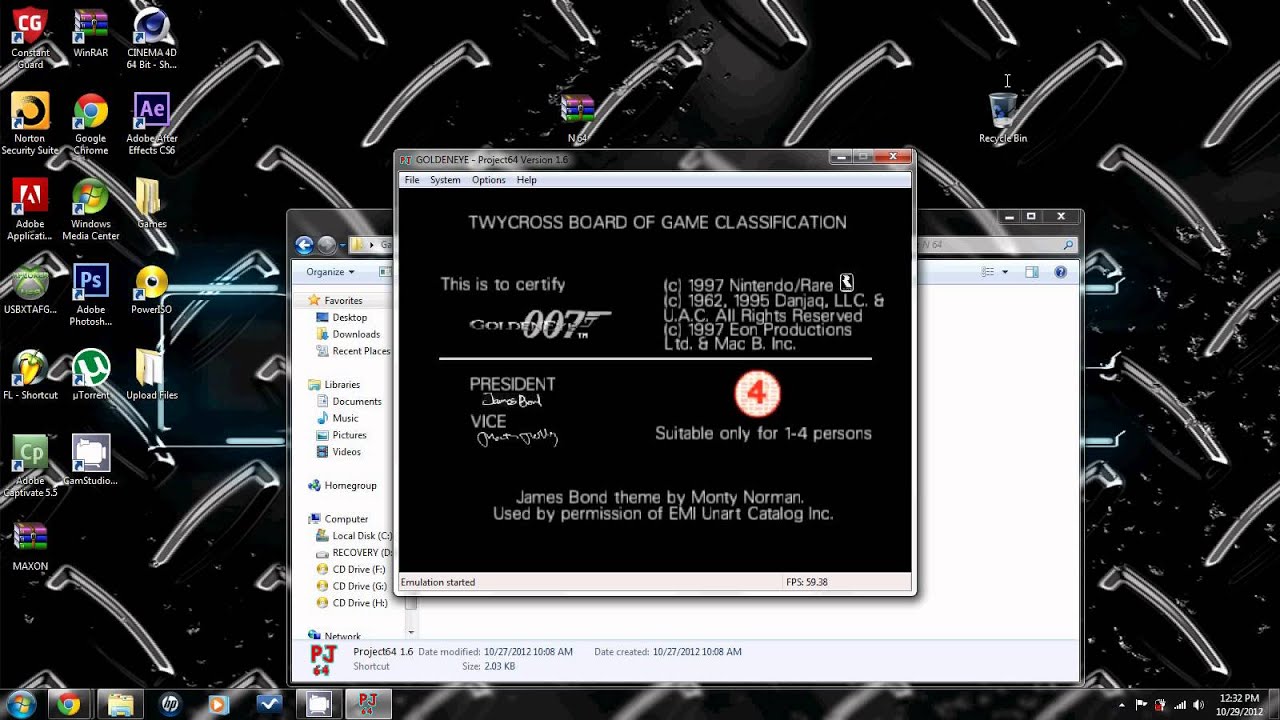 N_64 Full Emulator with Games. Windows Pc - YouTube