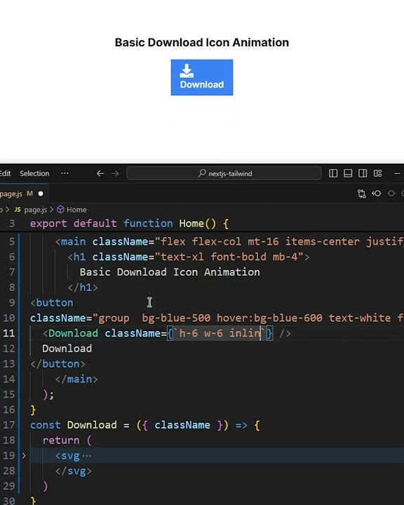 🌀 Spinning Download Button Animation With Tailwind Css Tailwind Tailwindcss Cssanimation 