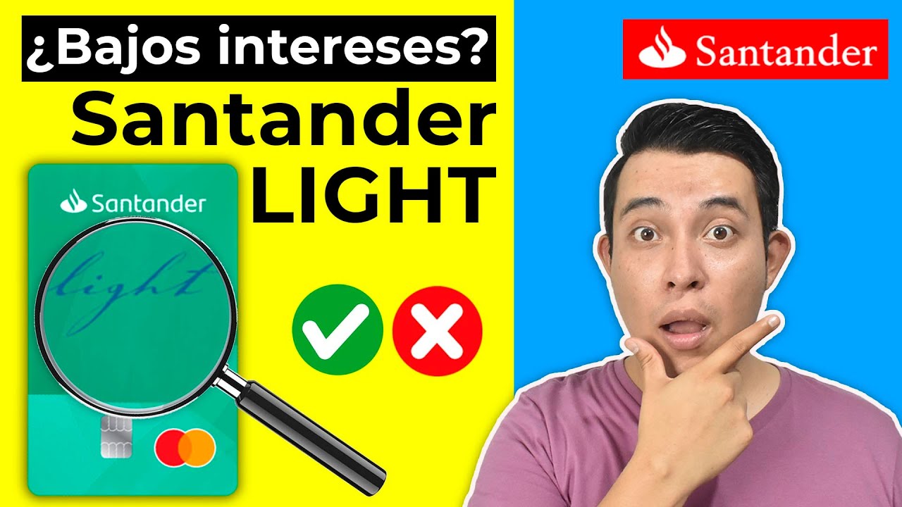 TARJETA SANTANDER LIGHT ¿Tarjeta de credito con MEJOR CAT? - YouTube