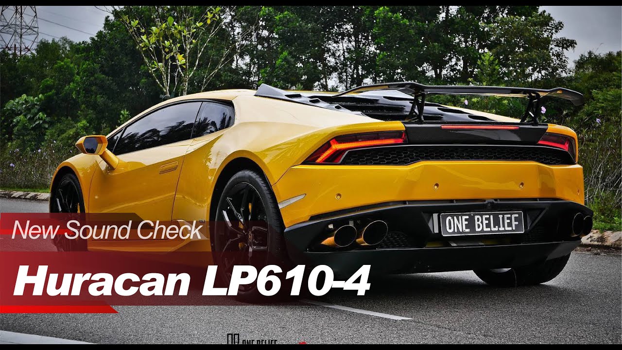 Lamborghini Huracan LP610-4 V10 Engine Sound w/ Valvetronic Fi EXHAUST ...