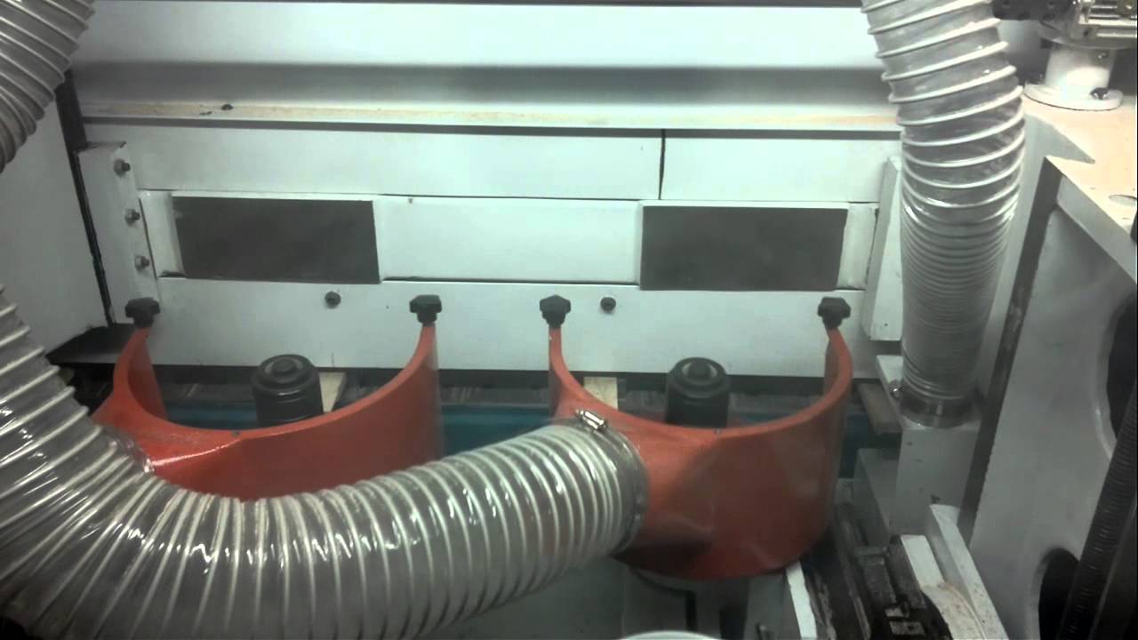 Double end tenoner - YouTube