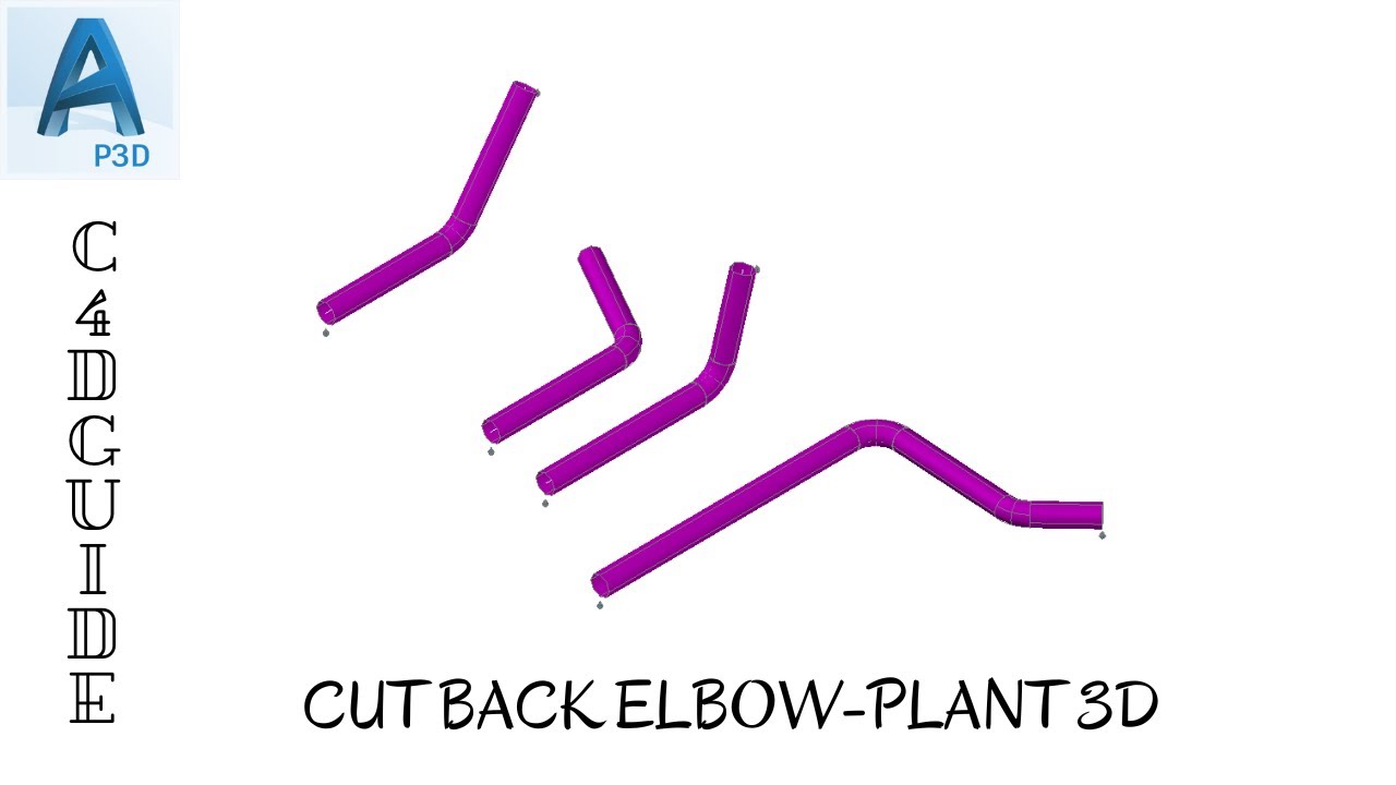 TUTORIAL AUTOCAD PLANT 3D - CUT BACK ELBOW - YouTube