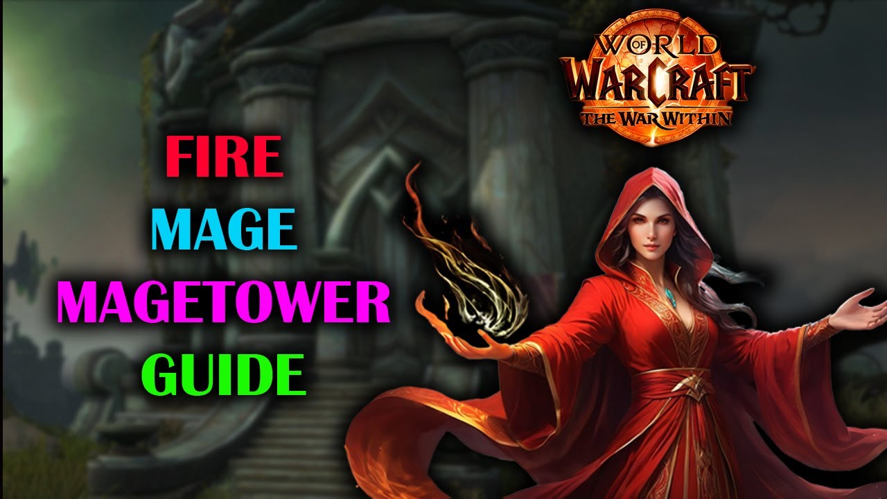 Fire Mage Magetower | Guide | The War Within Preseason 11.0.2 - YouTube