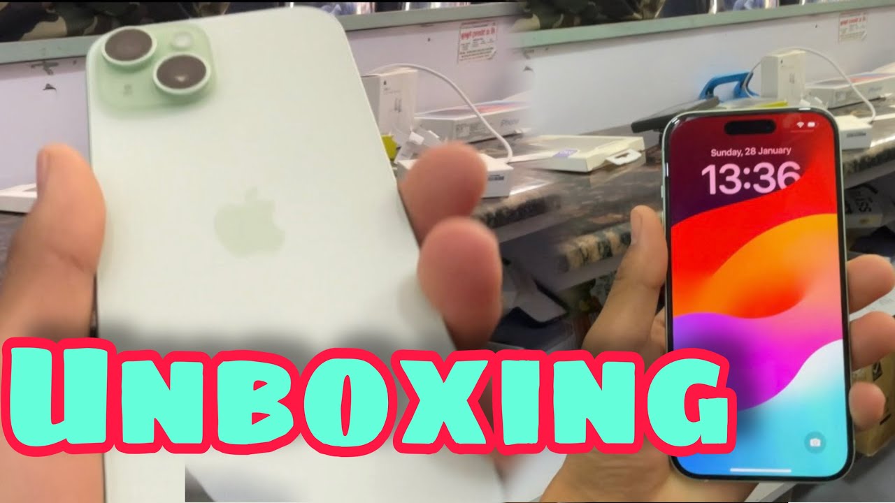 IPHONE 15 UNBOXING - YouTube