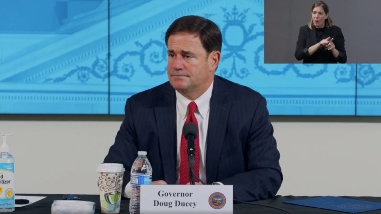 Arizona COVID-19 Briefing with Governor Ducey, Dr. Christ, Maj. Gen ...