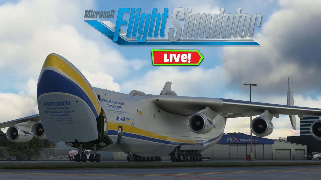 Microsoft Flight Simulator - AN 225 - FIRST LOOK! - YouTube