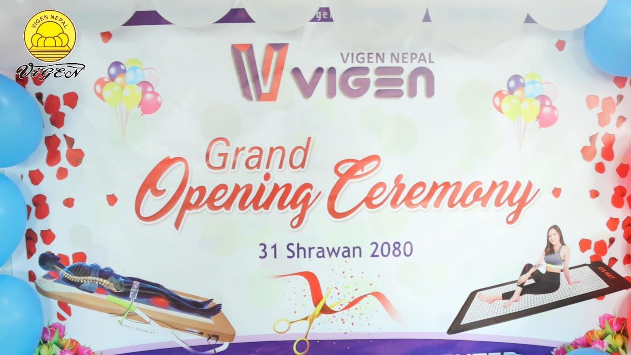 Vigen Nepal Tokha Center Opening Ceremony - YouTube