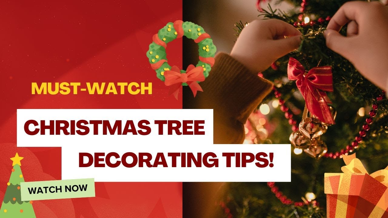 How to Decorate a Christmas Tree Like a Pro | Step-by-Step Guide! - YouTube
