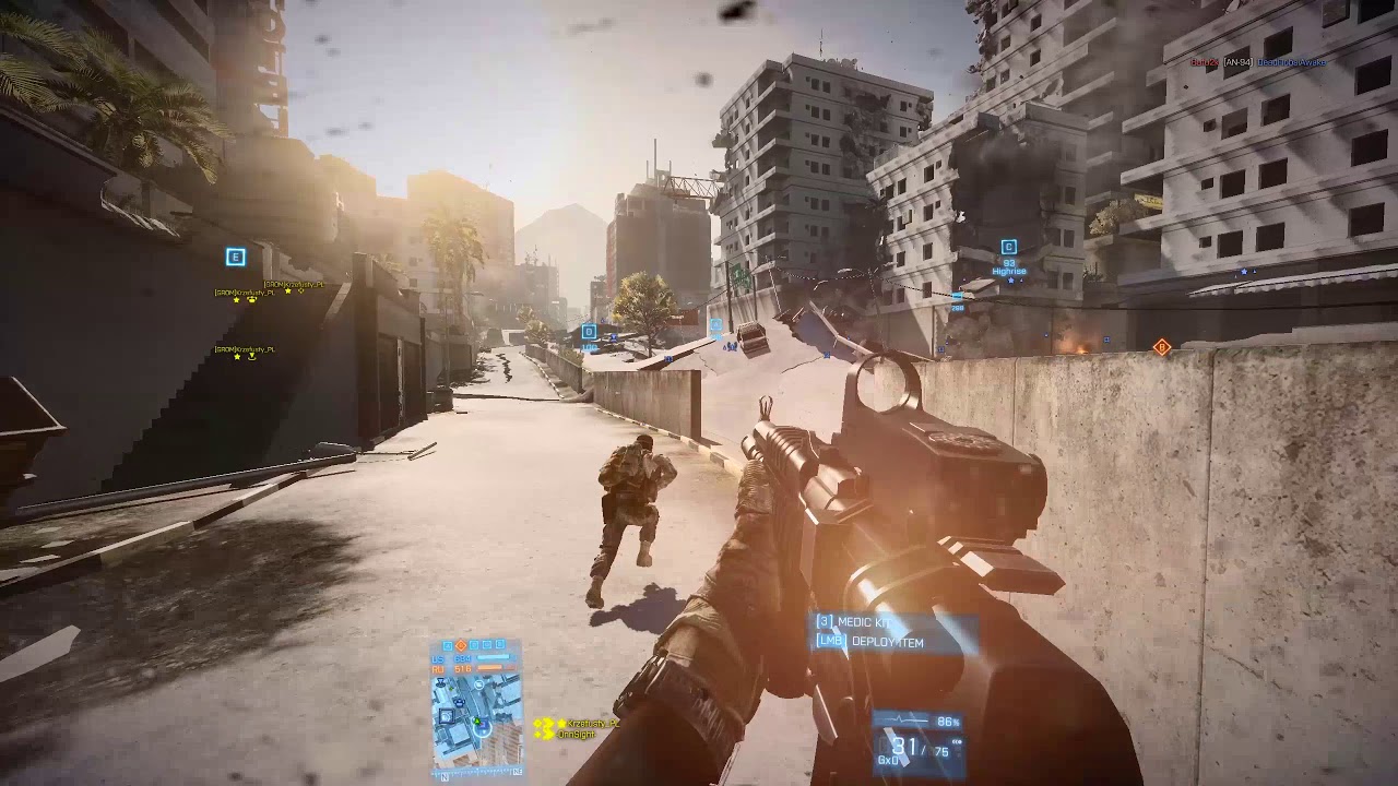 Battlefield 3 Epicenter Conquest Large AEK-971 Carrying The Team ...