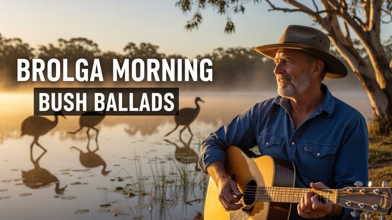 Aussie Bush Ballad of Brolgas & Wetland Dawn | Original Song: Brolga ...