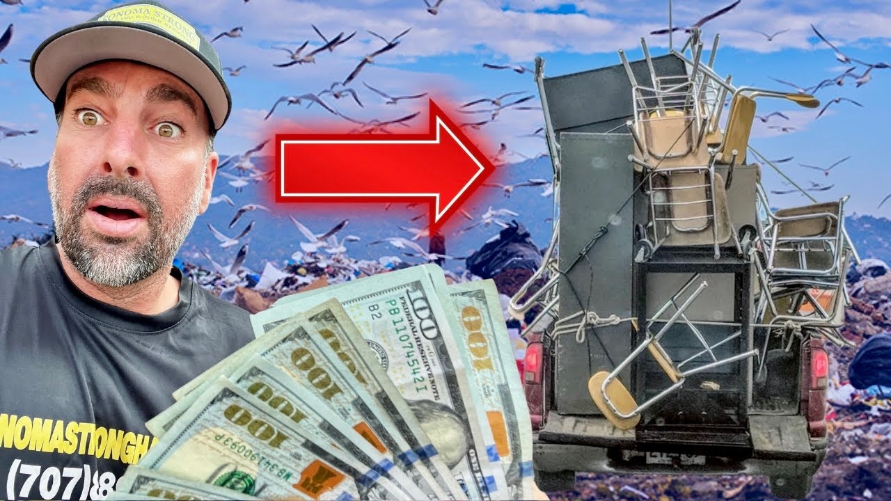 Day In the Life Of A Junk Removal Business Owner! How Much We Made 💰💰💰💰 ...