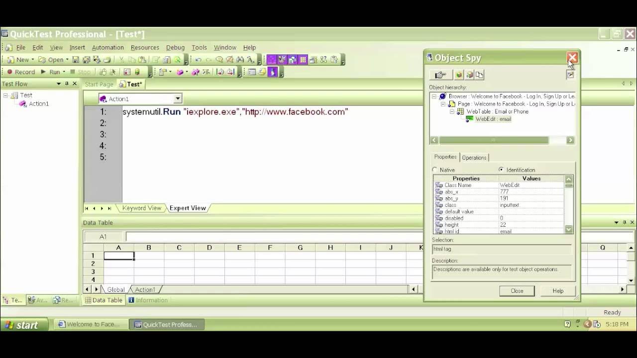 Descriptive Programming in QTP Part 02 - QTP Tutorial Video 18 of 20 ...