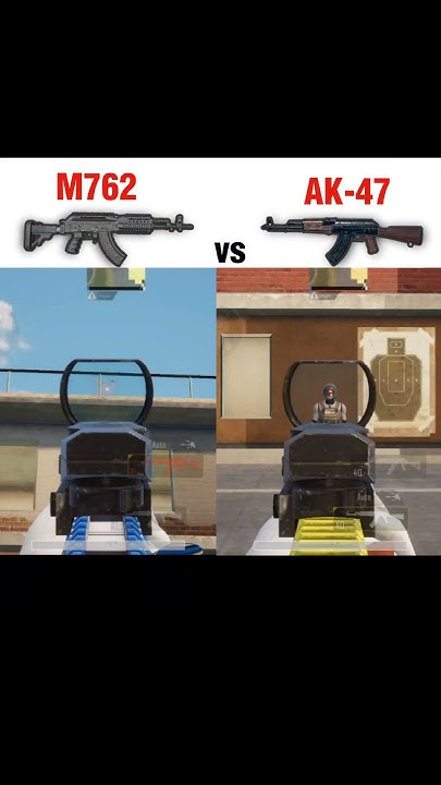 M762 vs AK-47 recoil 😱😱 #pubg #pubgtipsandtricks - YouTube