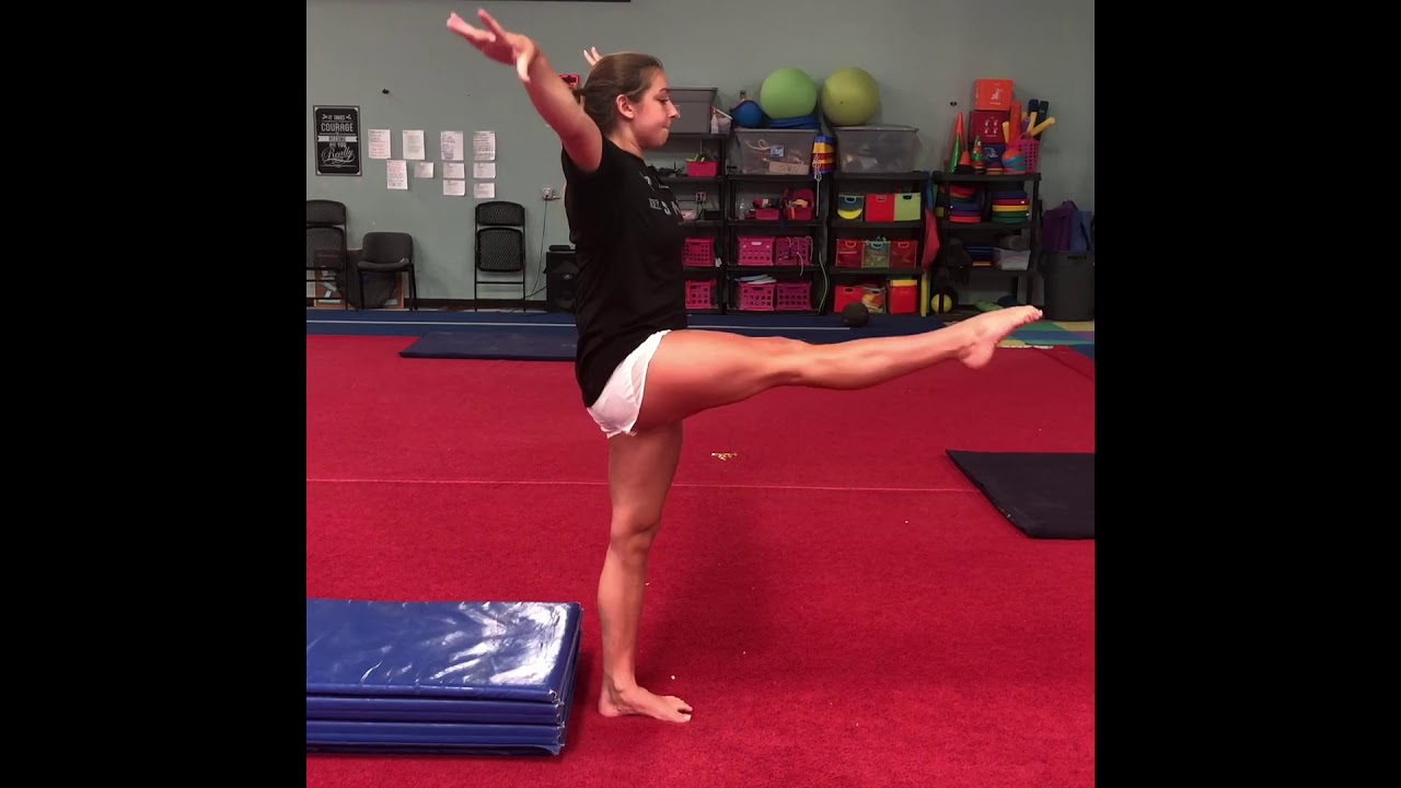 Leg workout with panel mat - YouTube