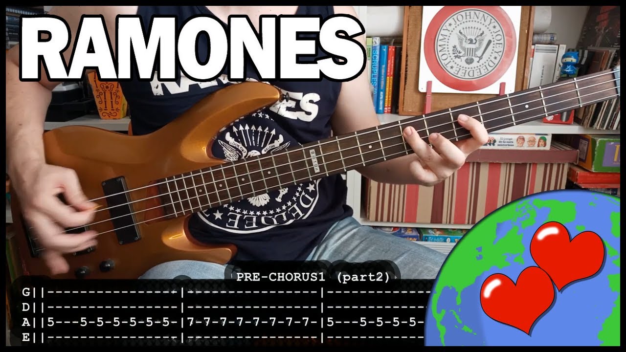 RAMONES - Today your love, tomorrow the world (BASS TABS) [lyrics + PDF] - YouTube