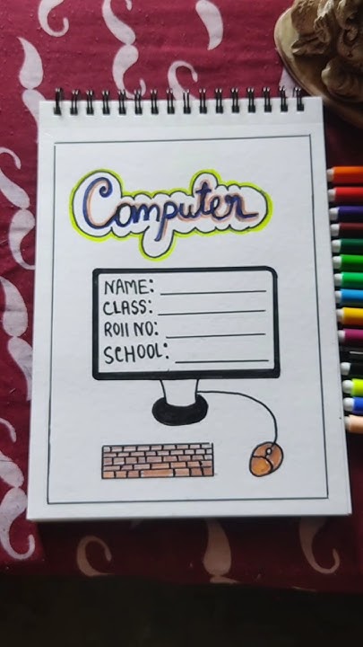 COMPUTER FRONT PAGE DESIGN IDEAS 🤩... #reels #art #drawing # ...
