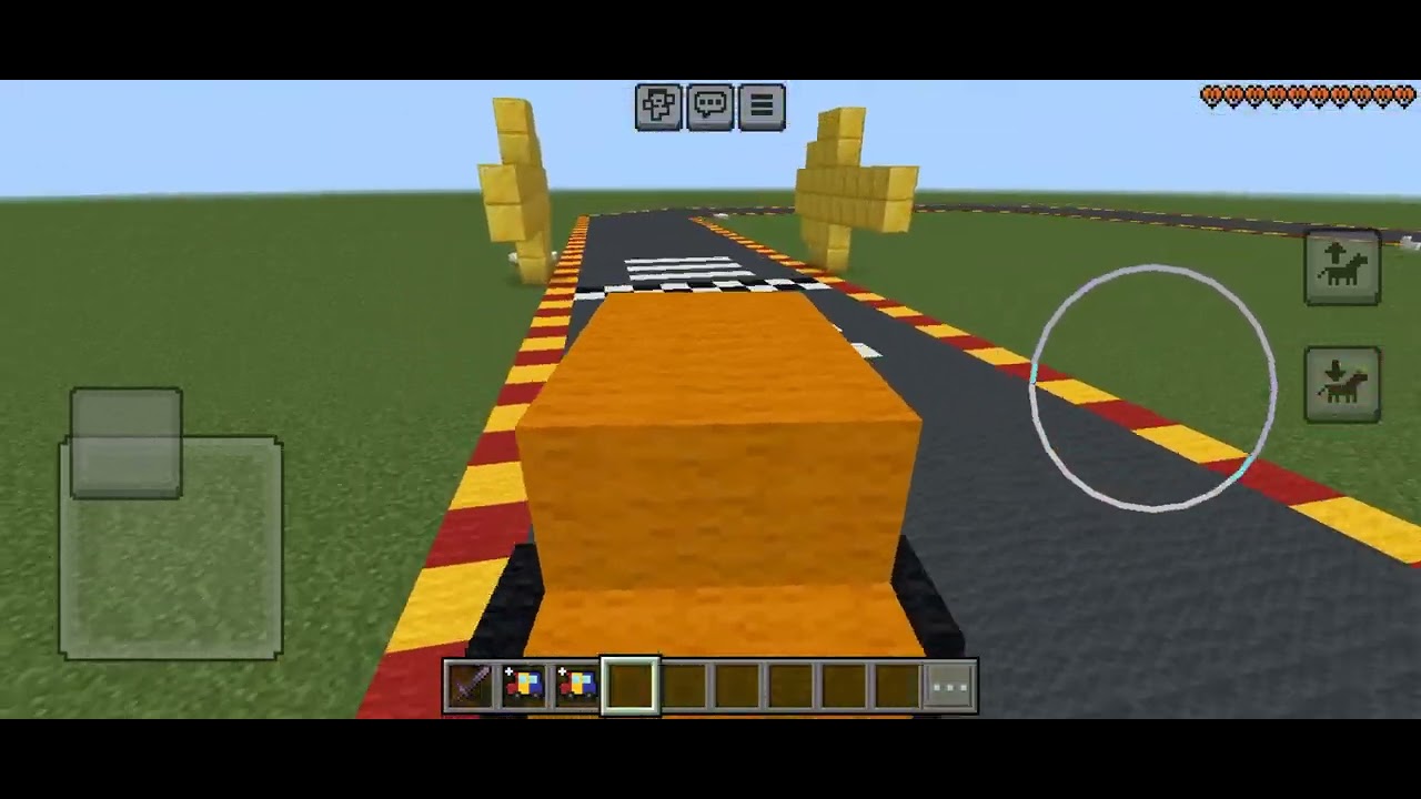 Race track in Minecraft - YouTube