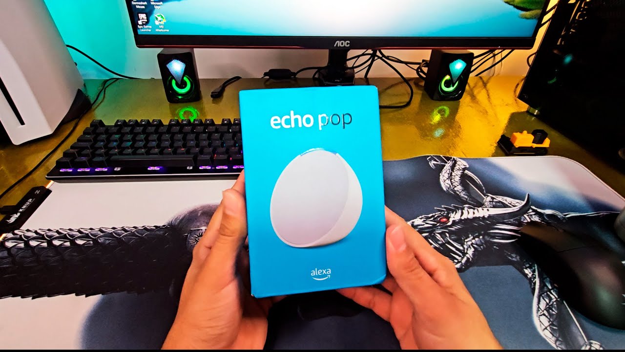 Alexa echo pop unboxing , Como CONFIGURAR E USAR a ALEXA - YouTube
