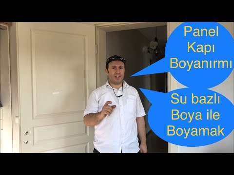 Su Bazlı Boya ile Amerikan Kapı Nasıl Boyanır (panel kapı)