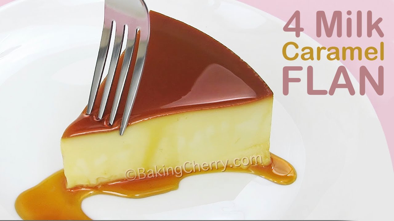 4 MILK CARAMEL PUDDING | FLAN | CREME CARAMEL | CUSTARD | PURIN | Easy ...