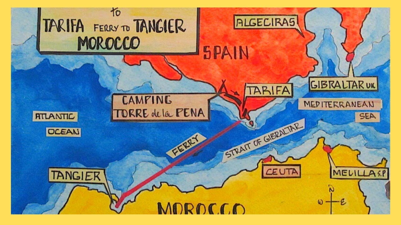 ️A day trip from TARIFA SPAIN to TANGIER MORROCO[4KUHD] - YouTube