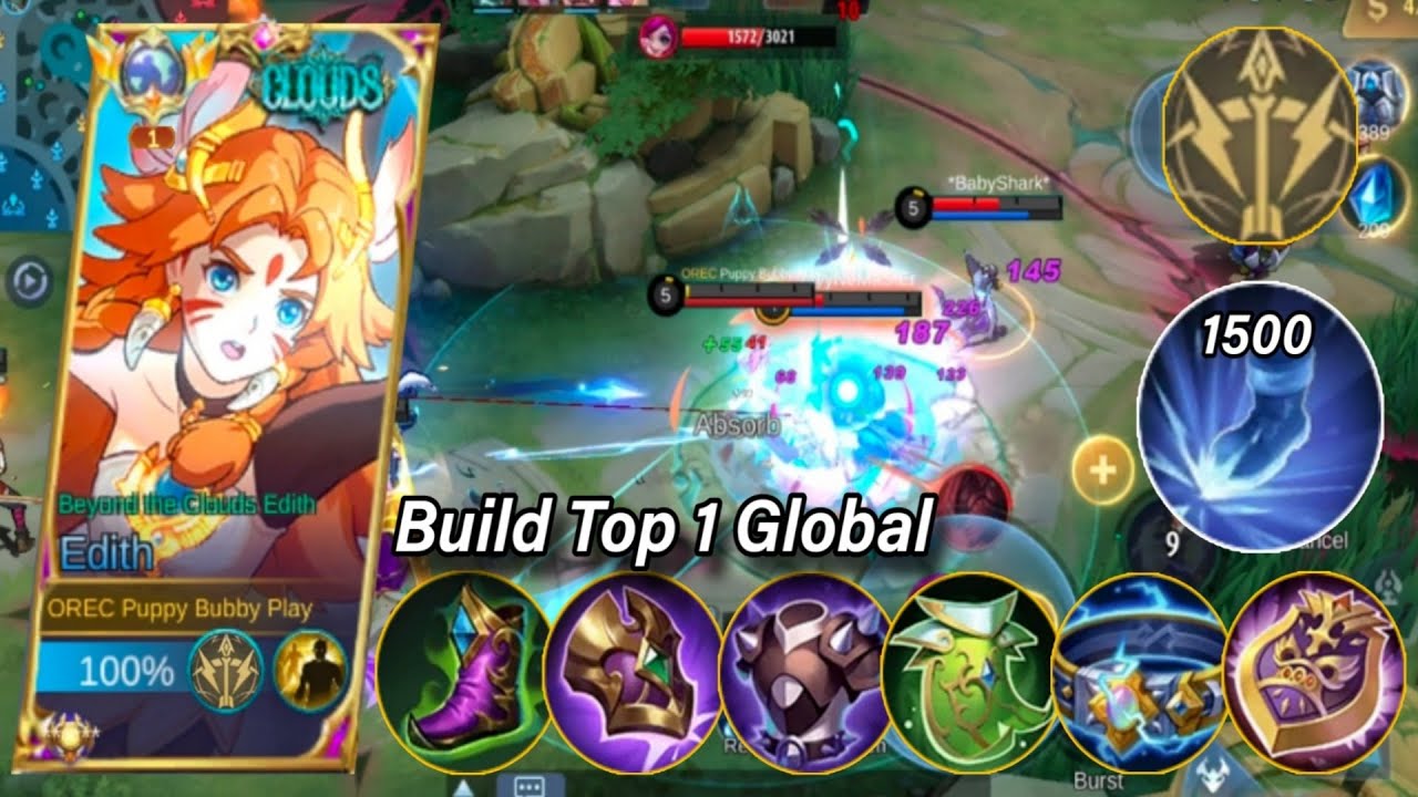 EDITH ROAM DIRE HIT AND BUILD 🤔🔥|| EDITH BEST BUILD AND EMBLEM 2023 ...