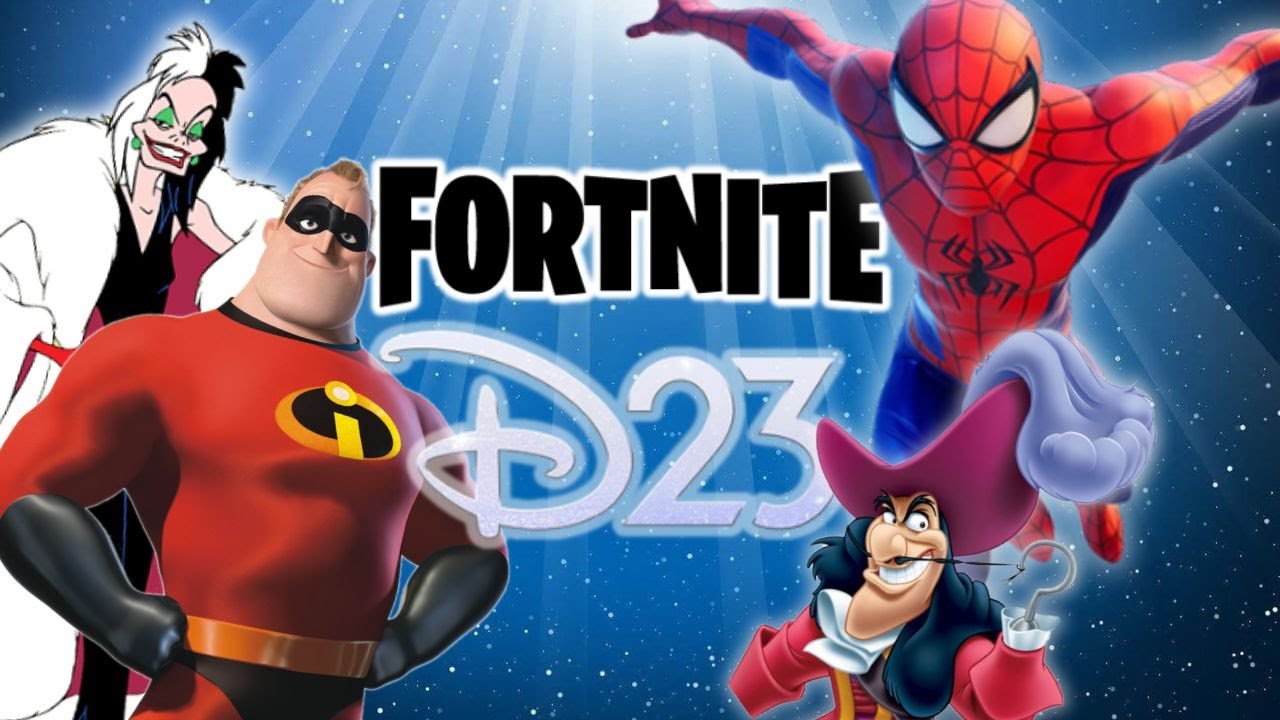 DISNEY x FORTNITE Reveal!! LIVE D23 EVENT!! - YouTube